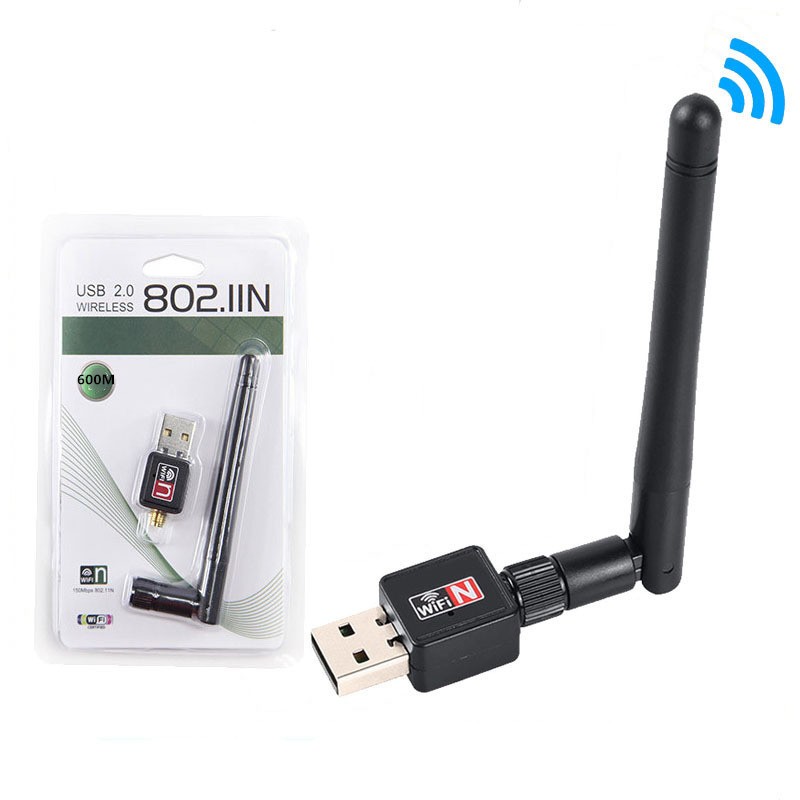 Jual USB Dongle Wireless WIFI Receiver Antenna Adapter 150Mbps | Shopee Indonesia