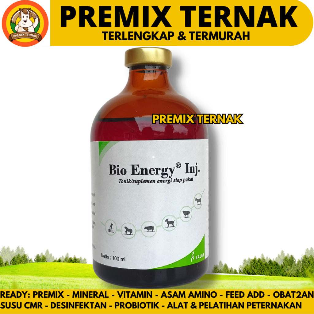 Jual BIO ENERGY INJ 100ML - Vitamin ATP Penguat Otot & Menambah Stamina ...