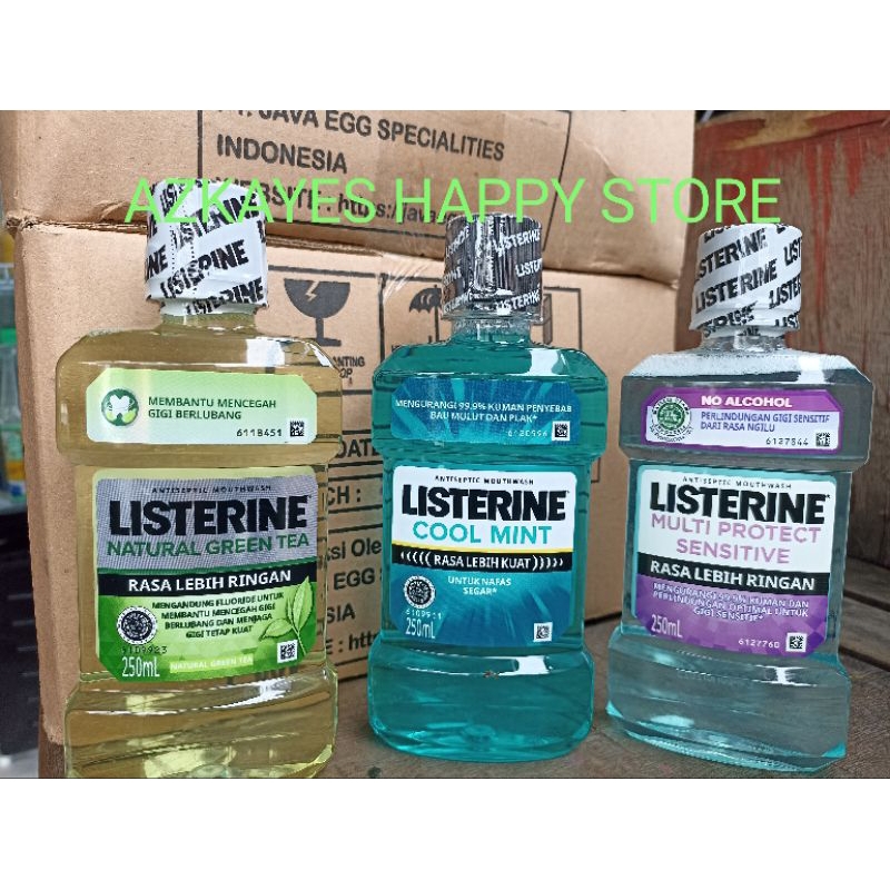 Jual Listerin antiseptik mouthwash 250 ml | Shopee Indonesia