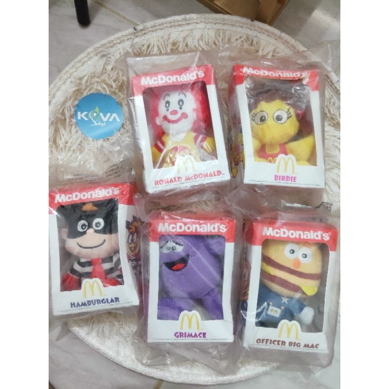 Jual McDonald's character plush toy 2010 ( gantungan boneka karakter ...