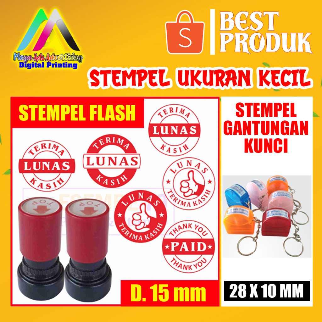 Jual STEMPEL FLASH OTOMATIS | Shopee Indonesia