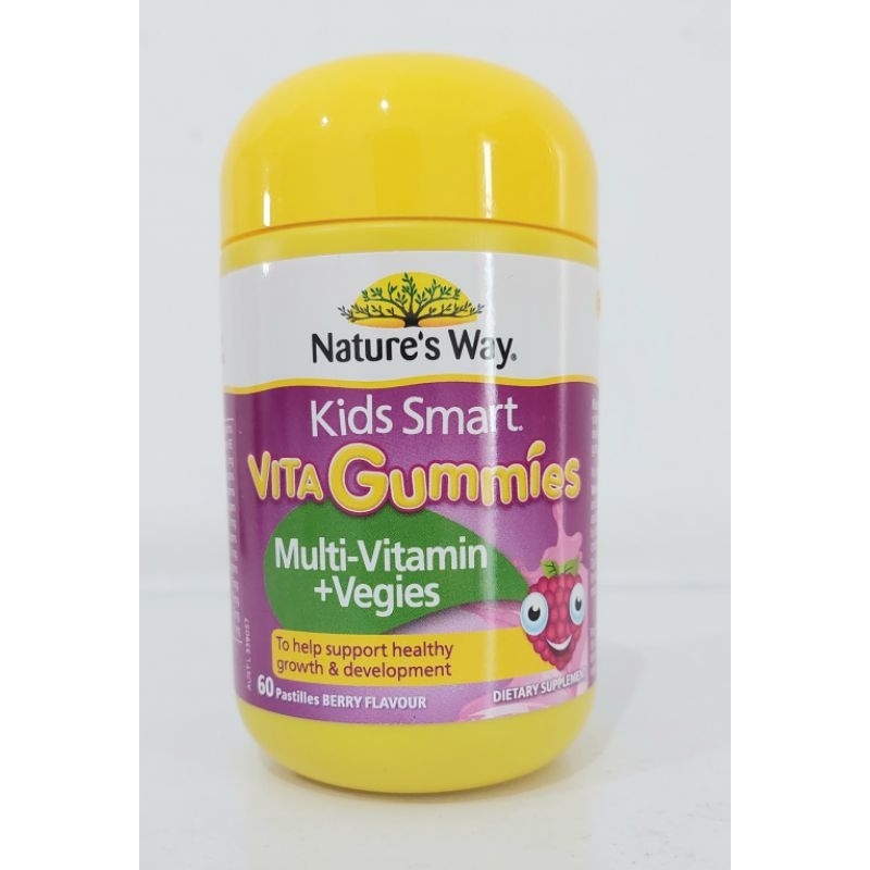 Jual Nature's Way Vita Gummies Multi Vitamin + Vegies 60 Pastiles Kids ...