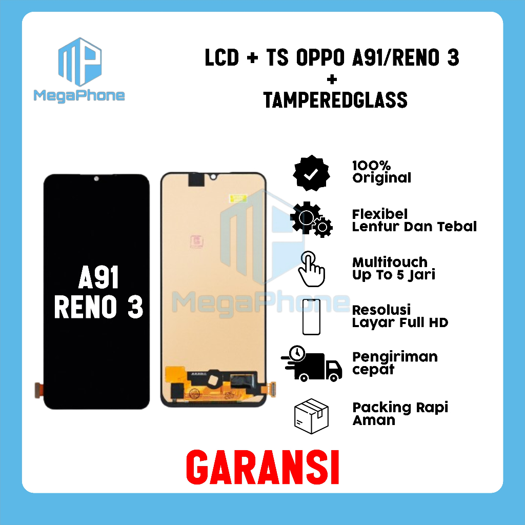 Jual LCD + TG OPPO A91/ RENO 3 ORI FULLSET GARANSI | Shopee Indonesia
