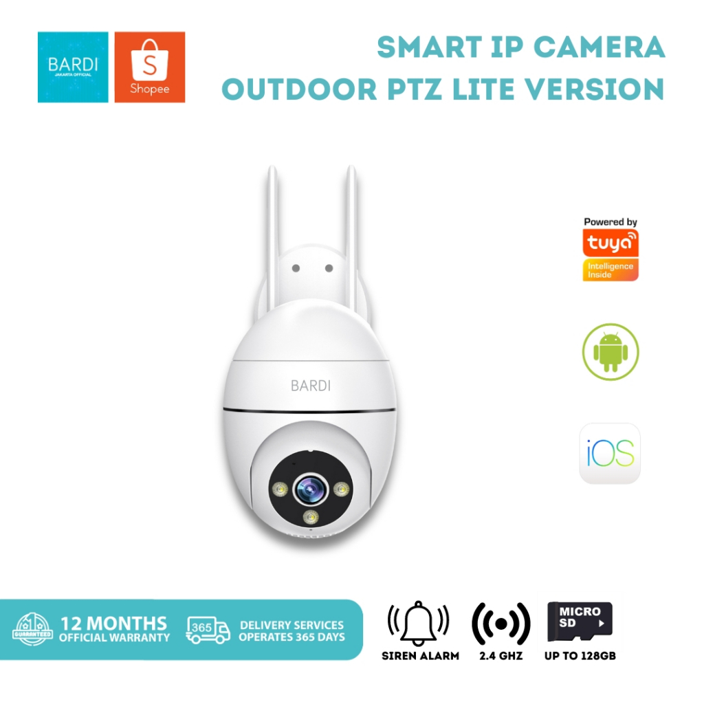 Jual BARDI IP Camera CCTV Wifi Jarak Jauh lewat HP CCTV Outdoor PTZ 360 ...