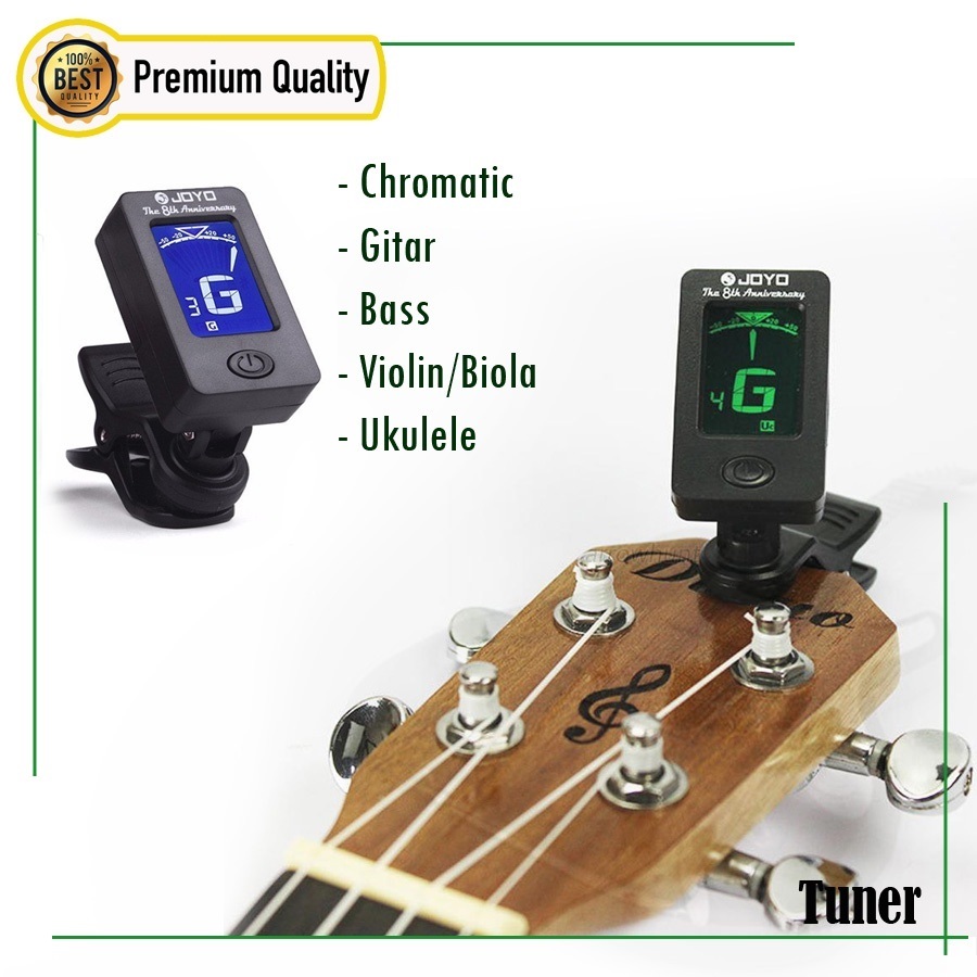 Jual Alat Stem Gitar Digital / Digital Guitar Tuner Joyo Original ...