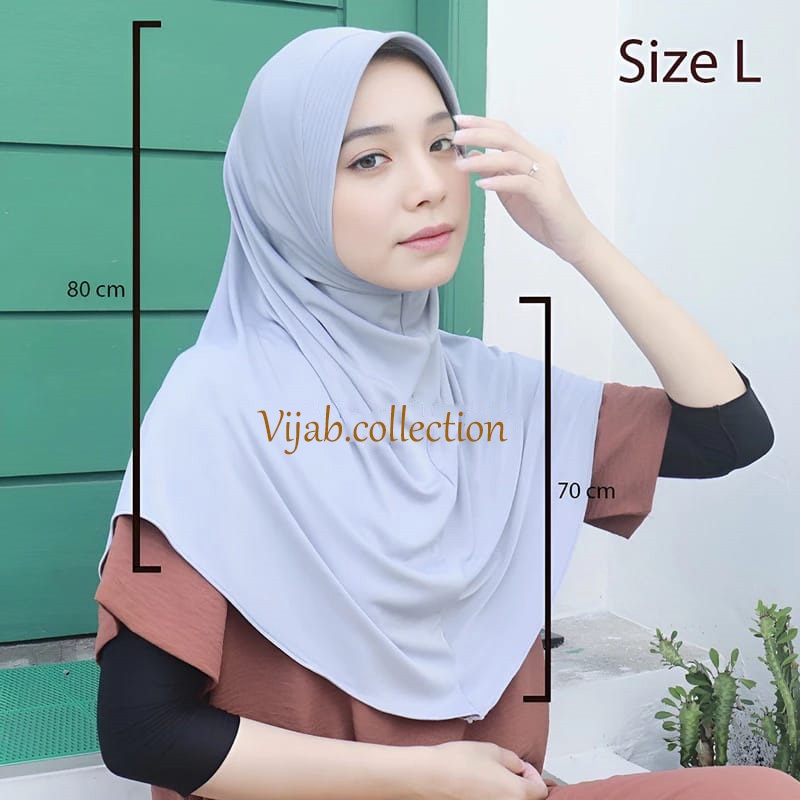 Jual Jilbab Instan Sport Bergo Hamidah Jersey Premium Size L | Hijab Bergo Hamidah | Shopee ...