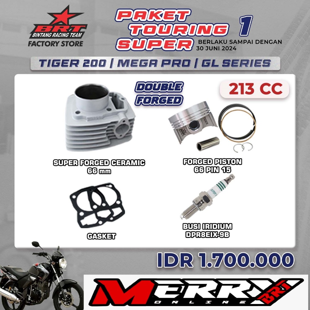 Jual Paket Touring 1 BRT Blok Bore Up Ceramic Dan Casting 66mm Honda ...