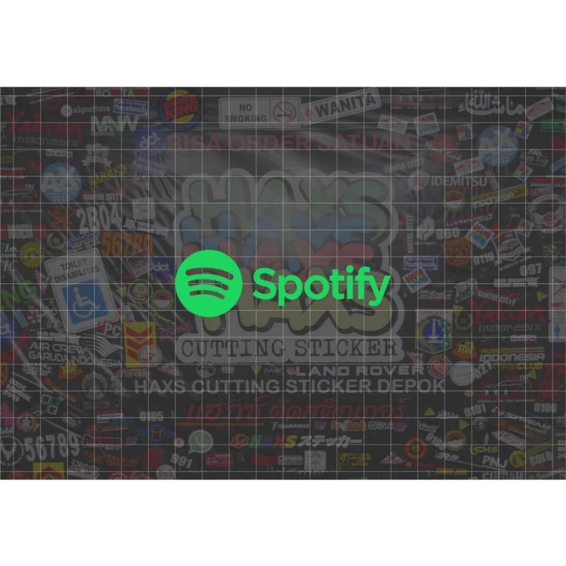 Jual Stiker Catting Logo Timbul Spotify | Shopee Indonesia