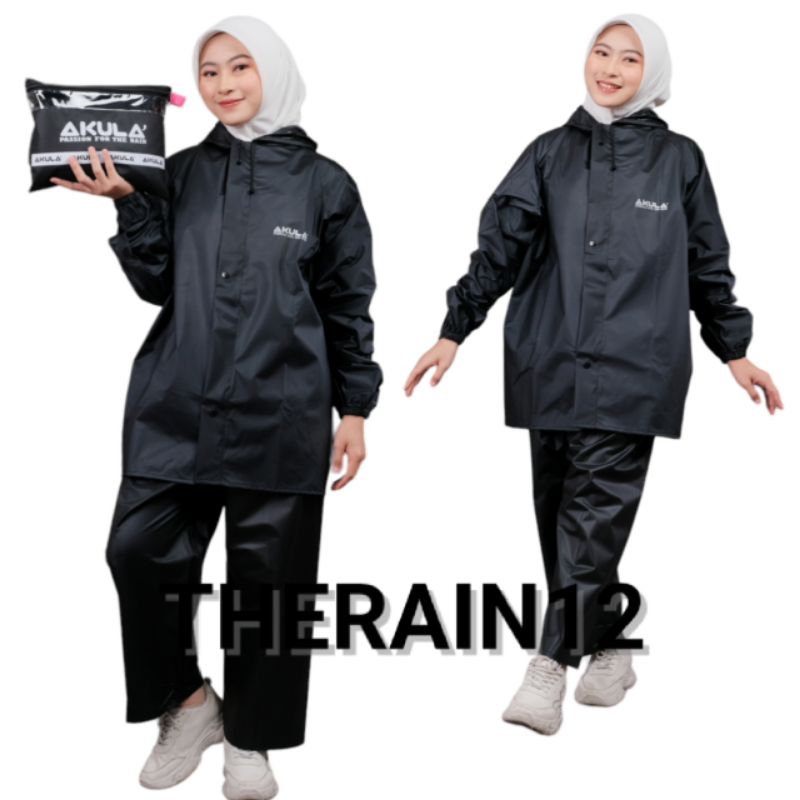 Jual JAS HUJAN RAINCOAT AKULA ORIGINAL PRIA WANITA ANTI REMBES | Shopee Indonesia