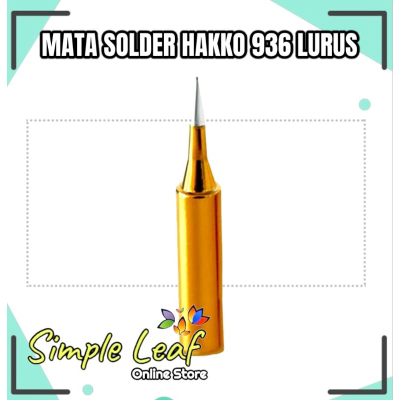 Jual Mata Solder Station Hakko 936 Gold Lurus Runcing Mata Ujung Tip Solder 900M-T-I / 900MTI ...