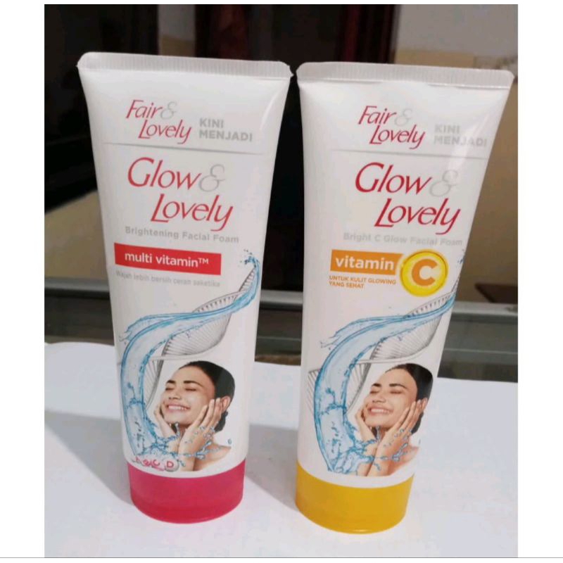 Jual FAIR GLOW & LOVELY BRIGHT C FACIAL FOAM MULTIVITAMIN | Shopee ...