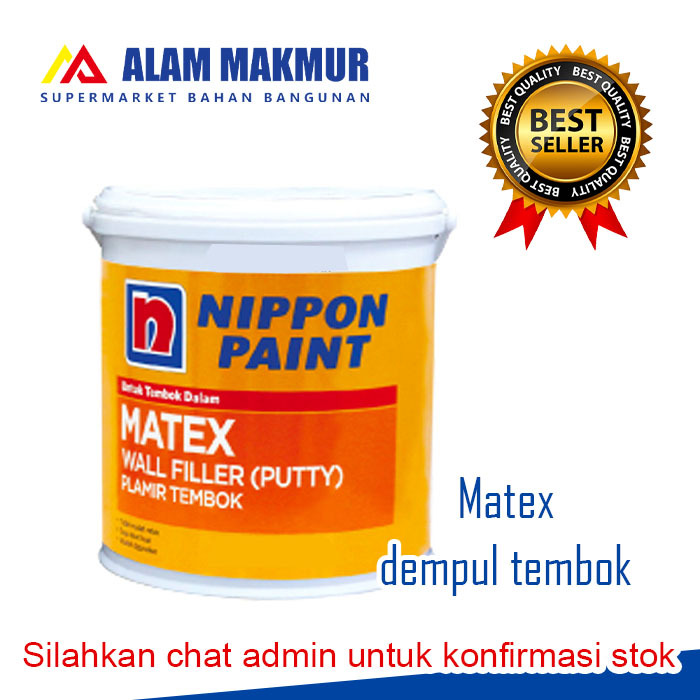 Jual Dempul / Plamir Tembok /Nippon Paint matex 2.5 lt | Shopee Indonesia
