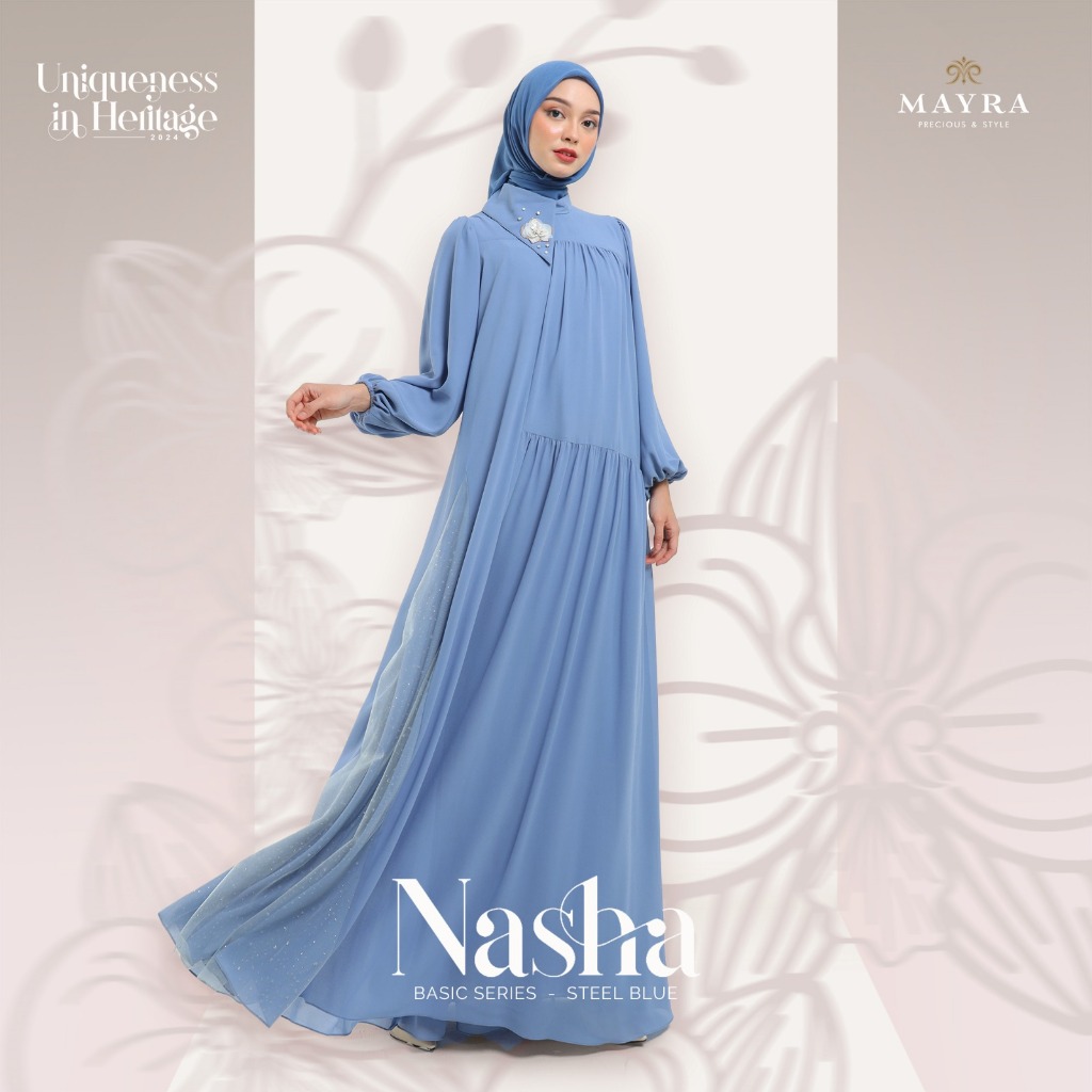 Jual Mayra Indonesia Basic Dress Nasha | Shopee Indonesia