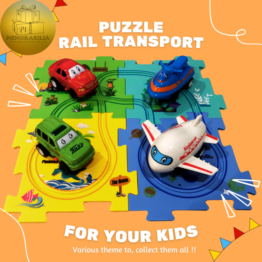 Jual Mainan Edukasi Anak Puzzle Car Lintasan Mobil Rakitan DIY Hadiah ...