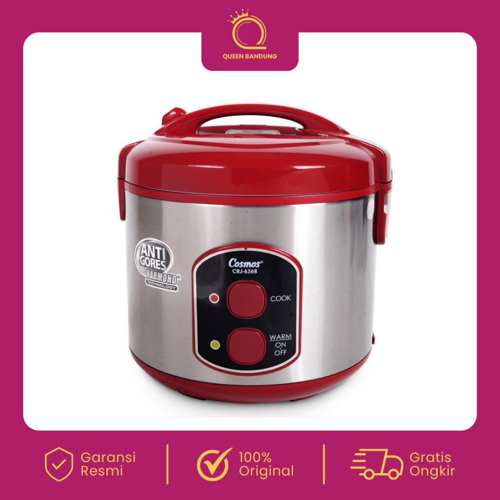 Jual Cosmos Jar Warmer Cooker 2 Liter CRJ-6368 Harmond Magic Com ...