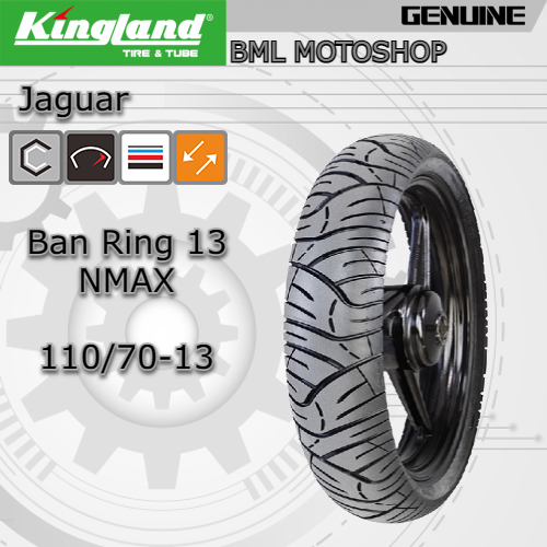 Jual Ban NMAX Kingland 110/70-13 Jaguar Free Pentil Tubeless Ban Depan ...