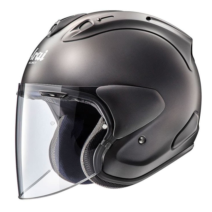 Jual ARAI VZ RAM FLAT BLACK | HELM HALF FACE | Shopee Indonesia