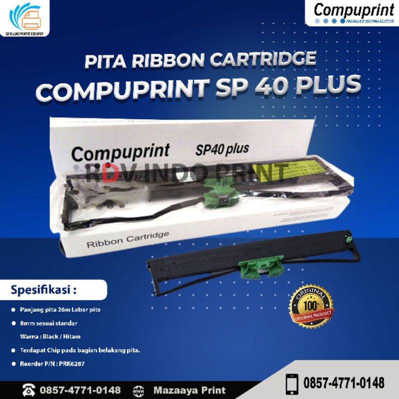 Jual [Original] Pita Printer COMPUPRINT SP40PLUS passbook | Shopee Indonesia