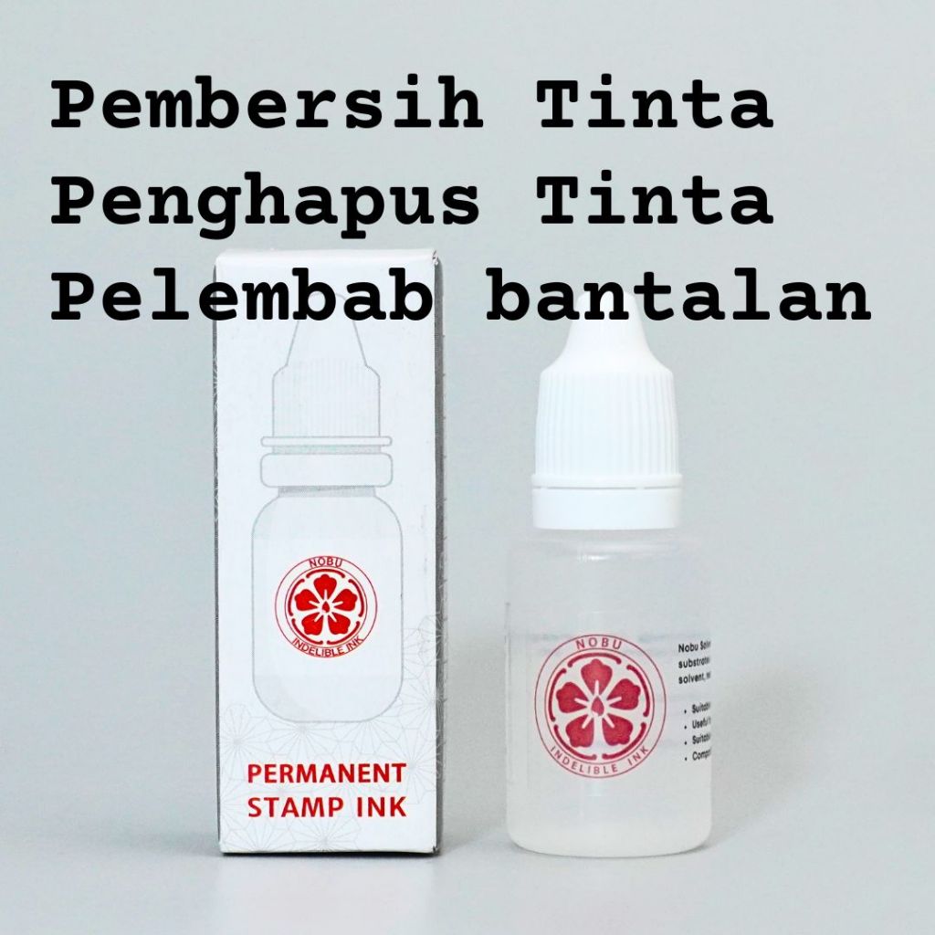 Jual Nobu Ink Remover - Pembersih Penghapus Tinta Stempel, Alat Stempel ...