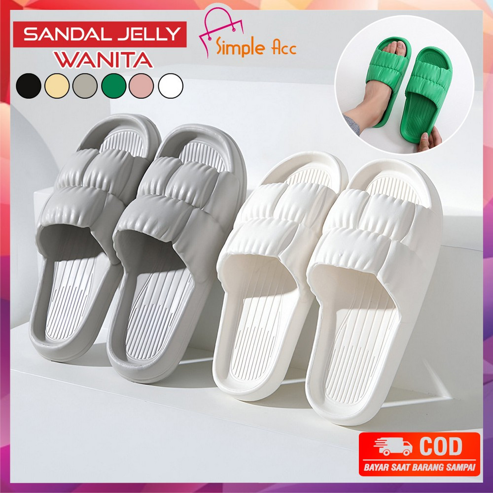 Jual DO-S51 Sandal Jelly Wanita Korean Style Import Bahan EVA Anti Slip ...