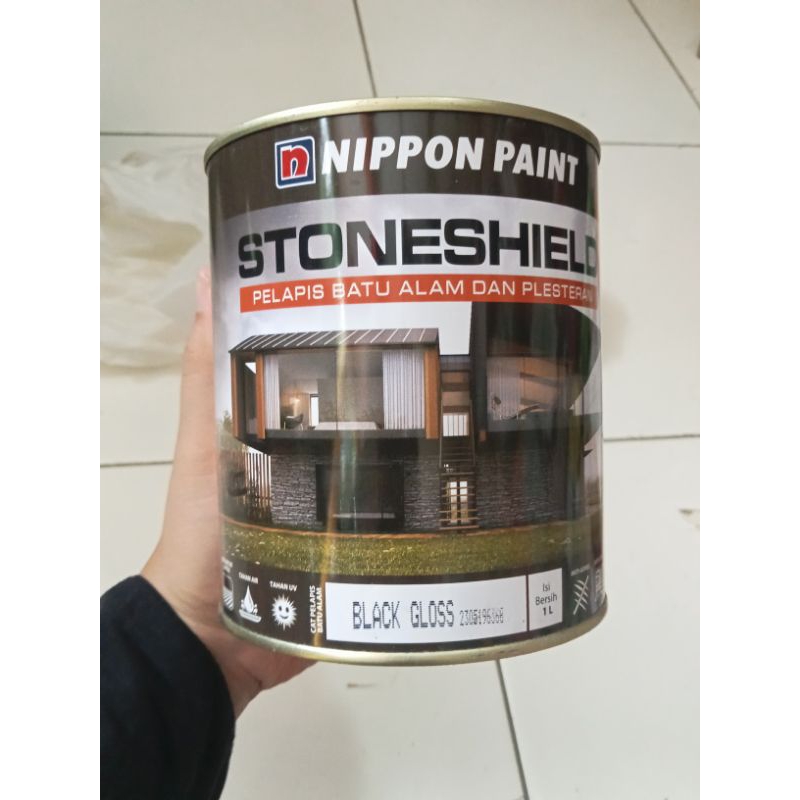 Jual CAT BATU ALAM DAN PLESTERAN NIPPON STONESHIELD KEMASAN 1KG ...