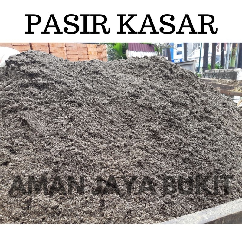 Jual Pasir Kasar - Pasir Bangunan 1 Meter Kubik | Shopee Indonesia