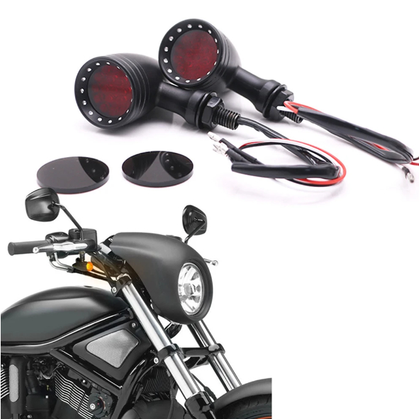 Jual Lampu Sein Sen Led Turn Signal Motor Custom Harley Dyna Benelli ...