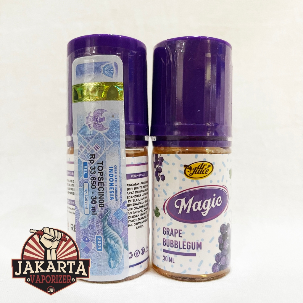 Jual [SALT] MAGIC GRAPE BUBBLEGUM SALTNIC 30ML 25MG BY DR JUICE ...