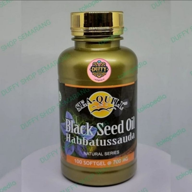 Jual SEA QUILL BLACK SEED OIL HABBATUSSAUDA - 100 SOFTGEL | Shopee ...