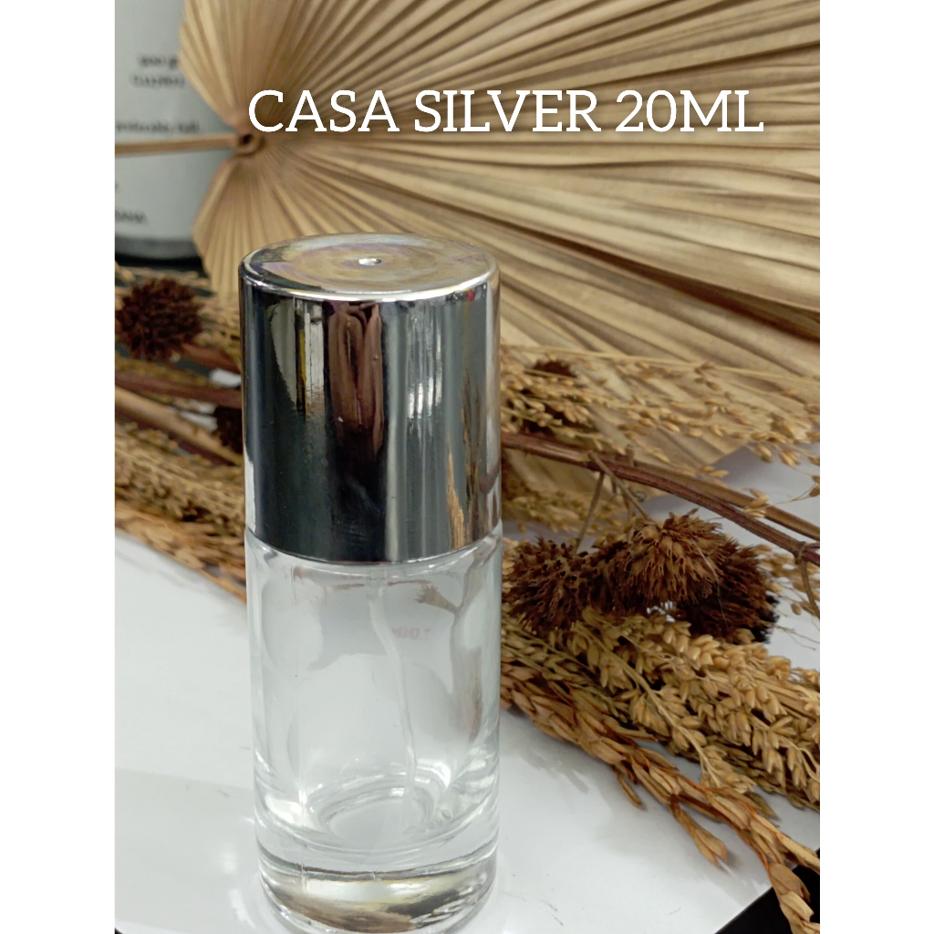 Jual BOTOL CASA 20ML SILVER HARGA SATUAN | Shopee Indonesia