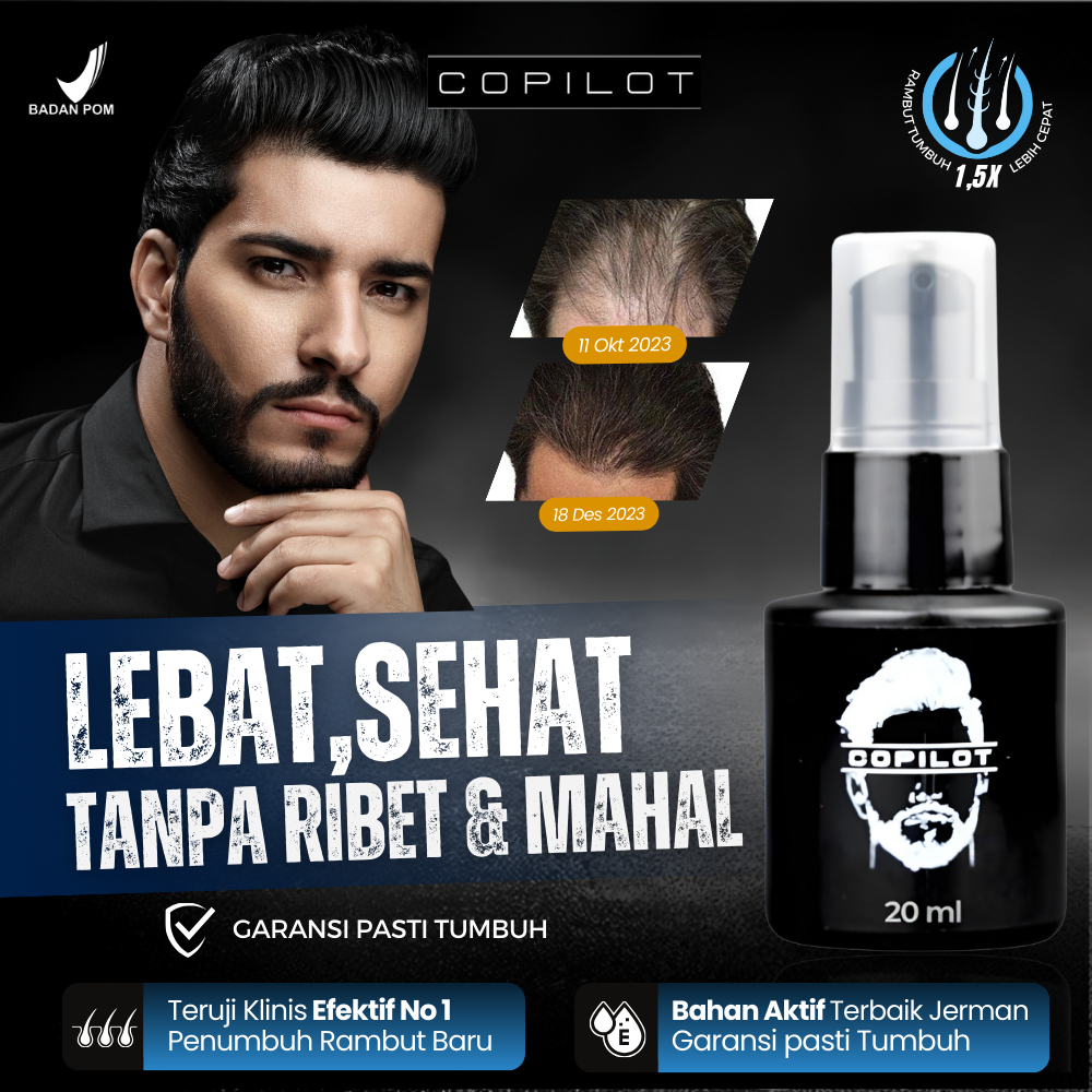 Jual COPILOT Serum Penumbuh Rambut Ampuh 100% Original | Shopee Indonesia