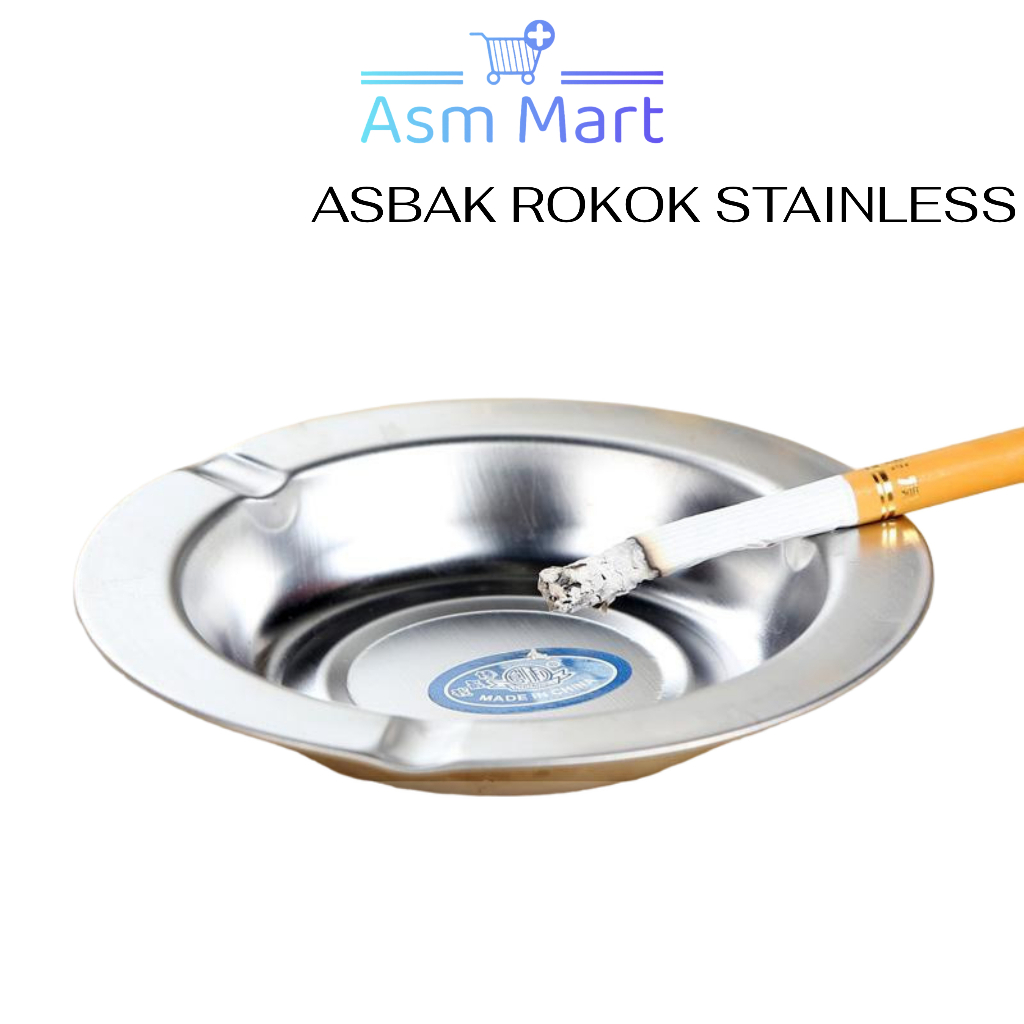 Jual ASM ASBAK ROKOK STAINLESS STEEL / ASHTRAY / ASBAK ROKOK BULAT ...