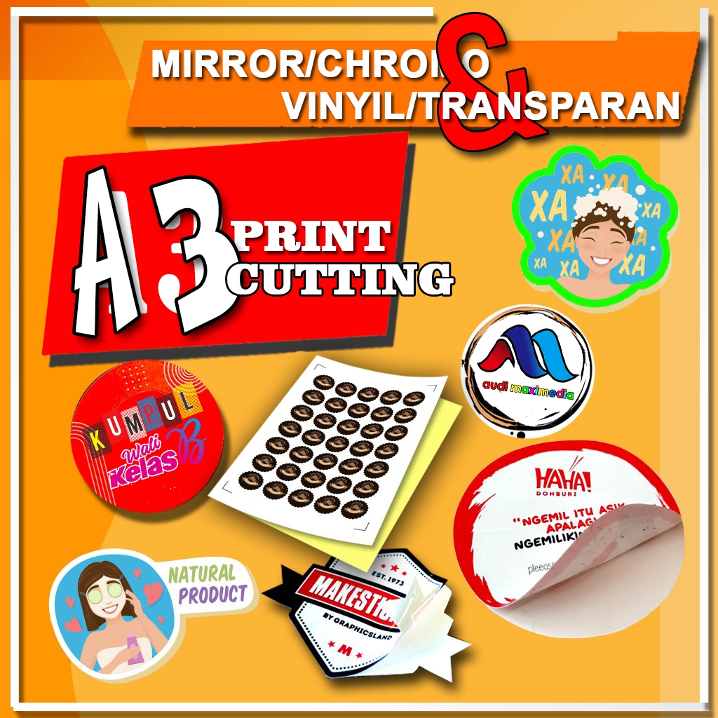 Jual STIKER LABEL CUTTING | Shopee Indonesia