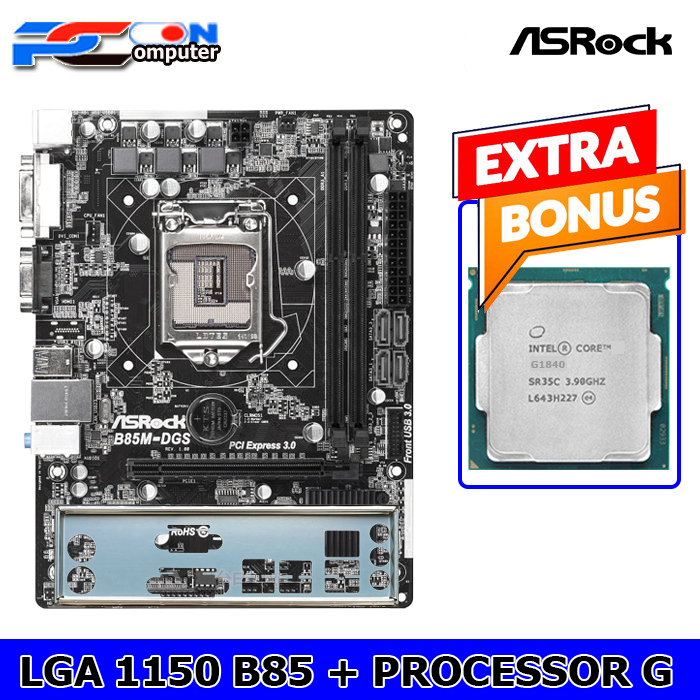 Jual Mainbooard mobo soket LGA 1150 B85 ONBOARD 2 SLOT | Shopee Indonesia