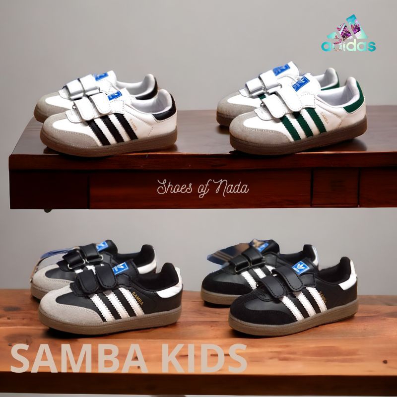 Jual Sepatu Samba Anak Laki Laki Velcro Sepatu Sneakers Samba Kids ...