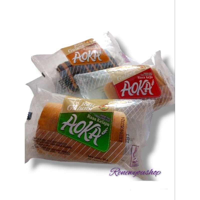 Jual Roti Aoka Gulung satuan | Shopee Indonesia