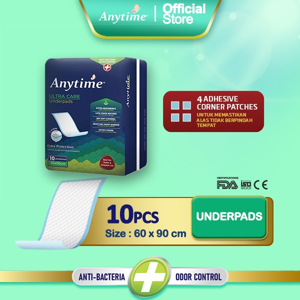 Jual Anytime Underpad Perlak Premium Dengan Anti Bacteria dan Pengurang ...