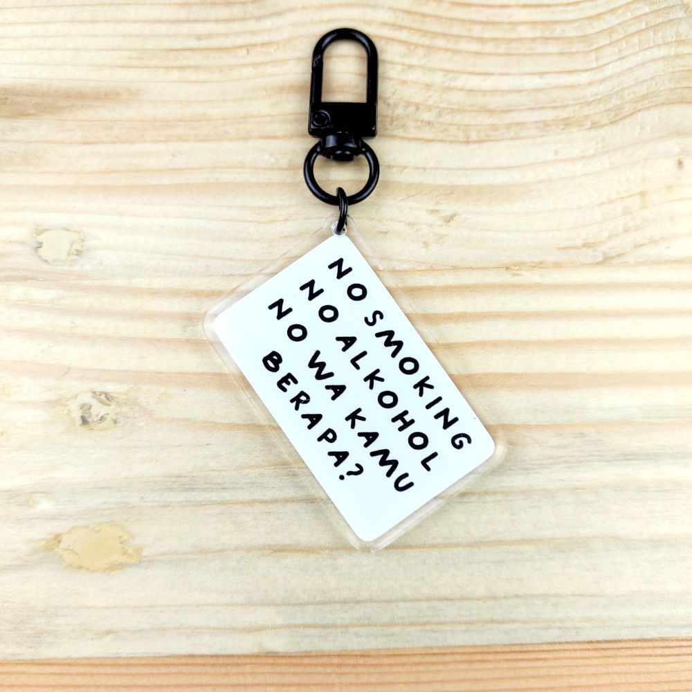 Jual JARESAYANG Acrylic Keychain / Gantungan Kunci / Ganci Quote ...
