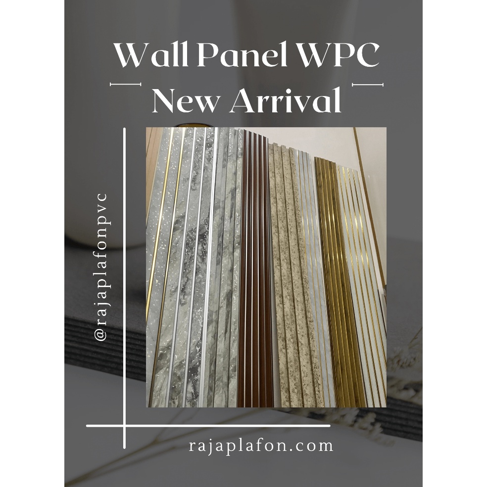 Jual Model Baru WPC wallpanel Wood Panel WPC Mewah Aneka Motif ...