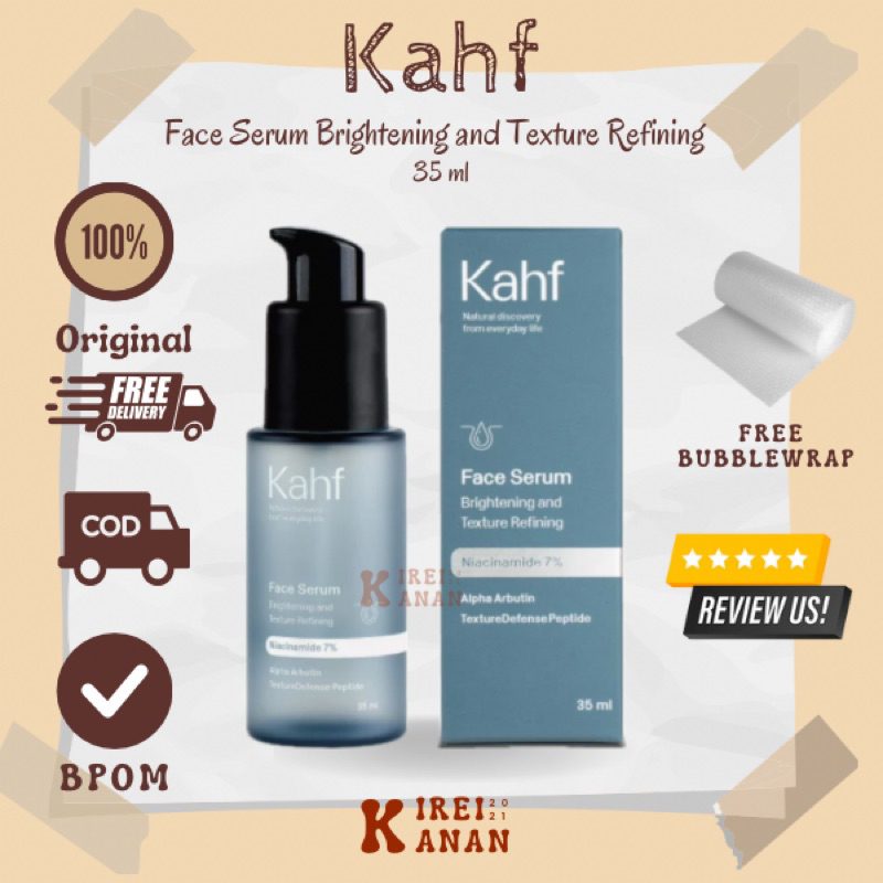 Jual Kahf Brightening and Texture Refining Face Serum 35 ml | Shopee ...