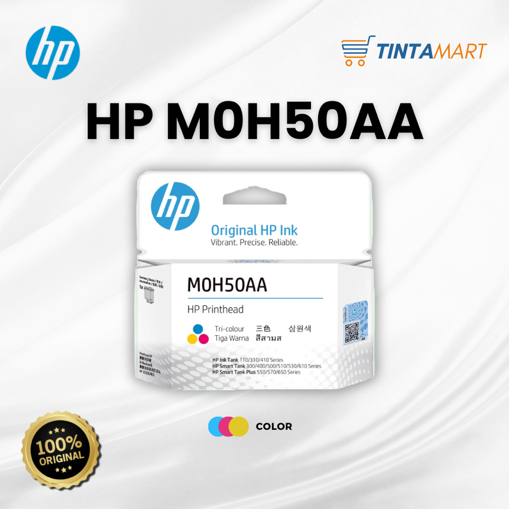 Jual HP Printhead M0H50AA Color For Smart Tank & Ink Tank Original ...