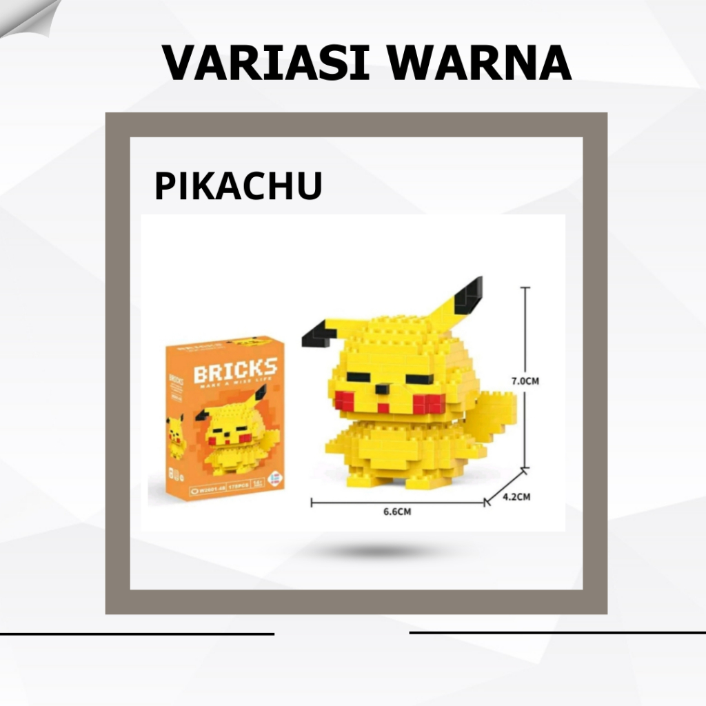 Jual Bricks Karakter Anak Permainan Blok Mainan Anak Permainan Bricks ...