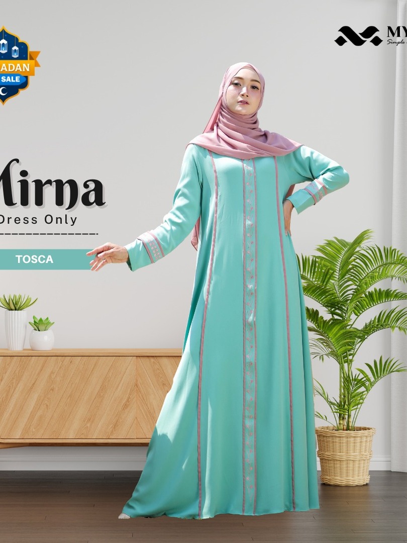 Jual MIRNA TOSCA DRESS ONLY BY MYZTA WARNA CANTIK UNTUK ANAK MUDA ...