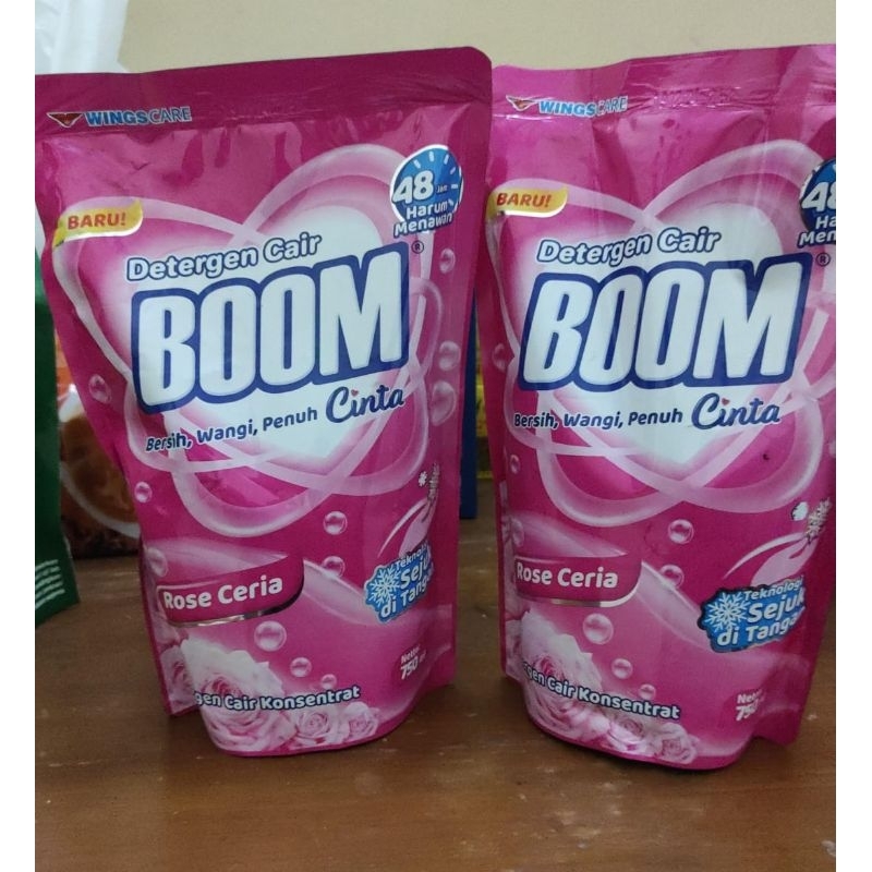 Jual BOOM deterjen cair liquid 750ml | Shopee Indonesia