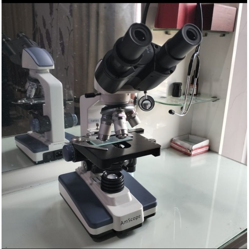 Jual Mikroskop Binokuler Digital LED Laboratorium sambung laptop ...