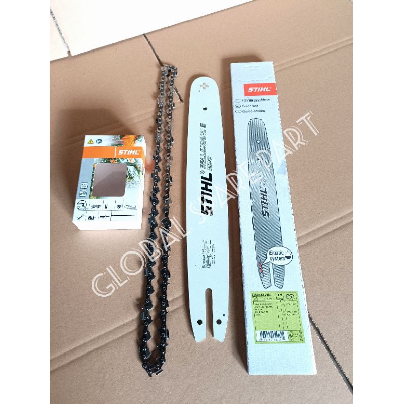 Jual GUIDE BAR 16" inch + RANTAI MS-180 GERGAJI MESIN CHAINSAW SENSO SINSO STIHL | Shopee Indonesia
