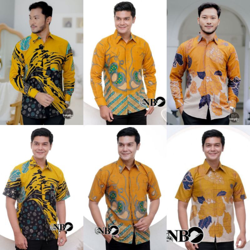Jual KEMEJA BATIK SPESIAL WARNA KUNING/YELLOW SERIES New Arrival Distro ...