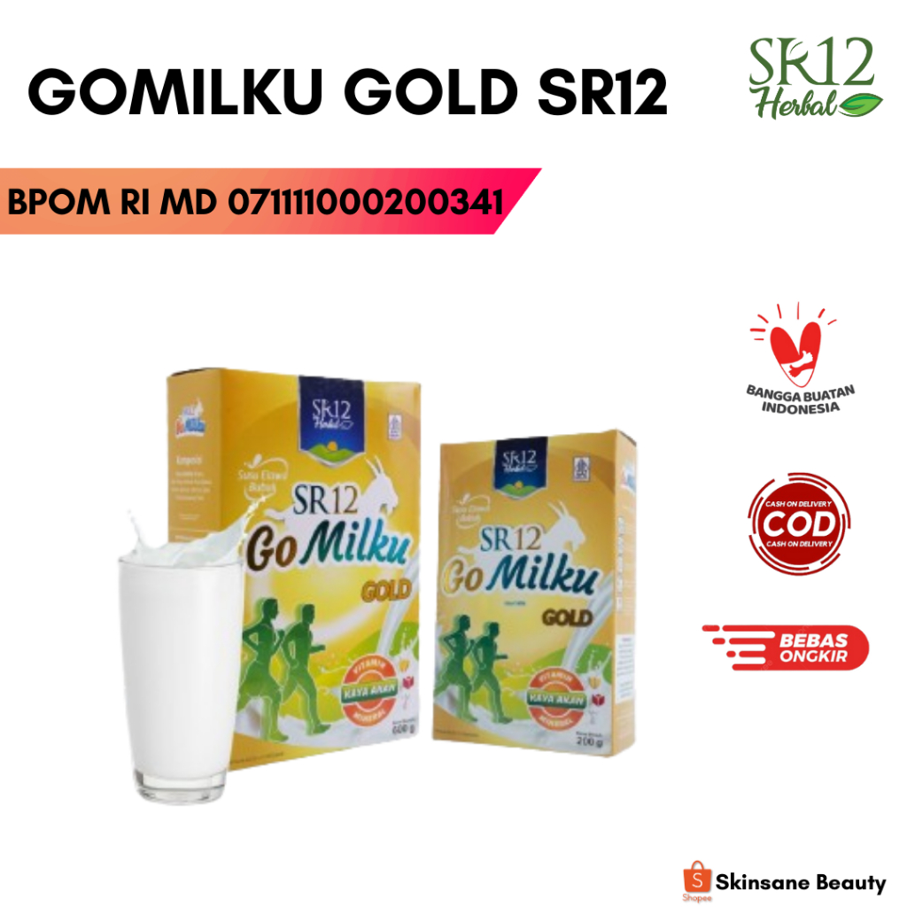 Jual Susu Kambing Etawa GoMilku Gold SR12 Untuk Kesehatan Tulang ...