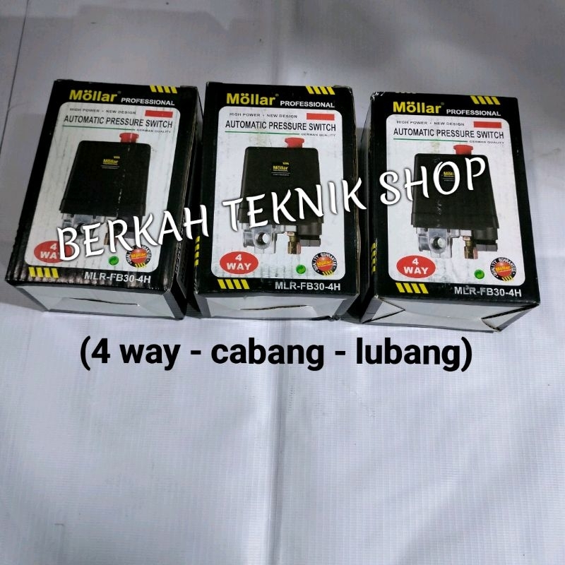 Jual OTOMATIS SAKLAR SWITCH KOMPRESOR ( 4 WAY CABANG JALUR LUBANG ...