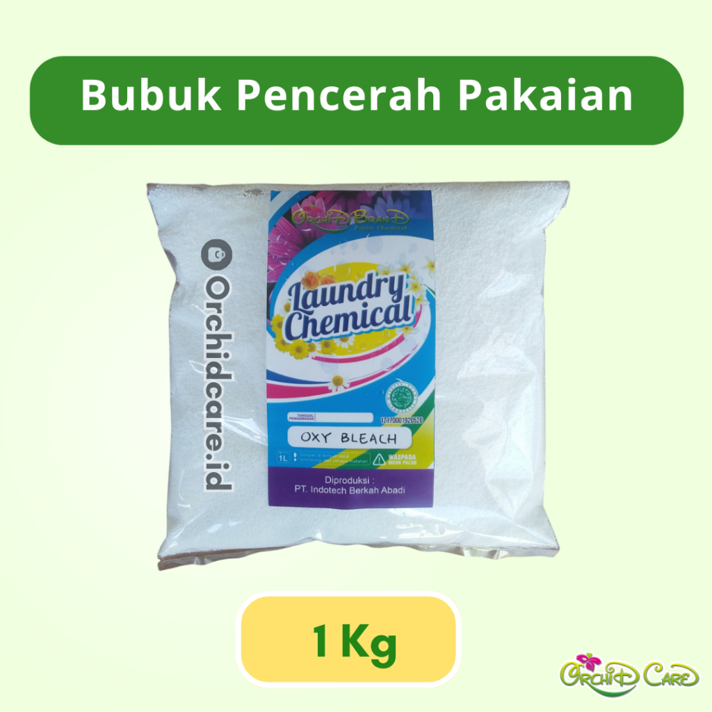 Jual Oxy Bleach Bubuk Pencerah Pakaian Anti Kusam 1 Kg Orchidcare ...